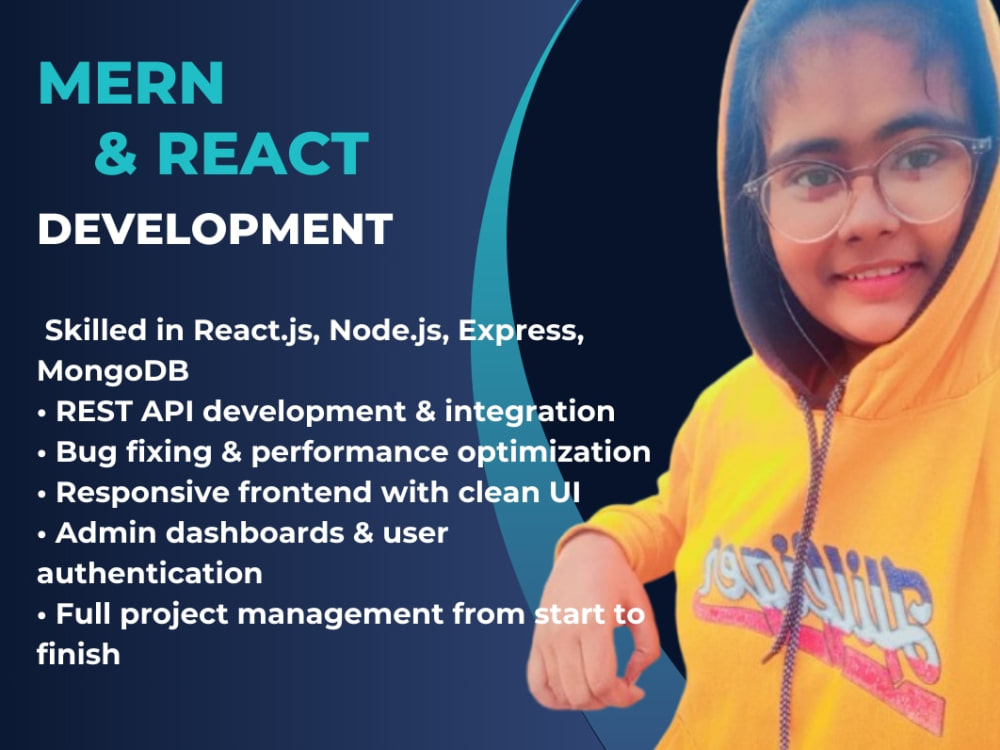 A responsive full-stack MERN or React web application | Upwork