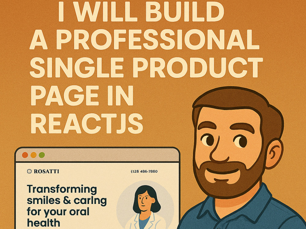 A Professional Single Product Page in ReactJS or NextJS | Upwork