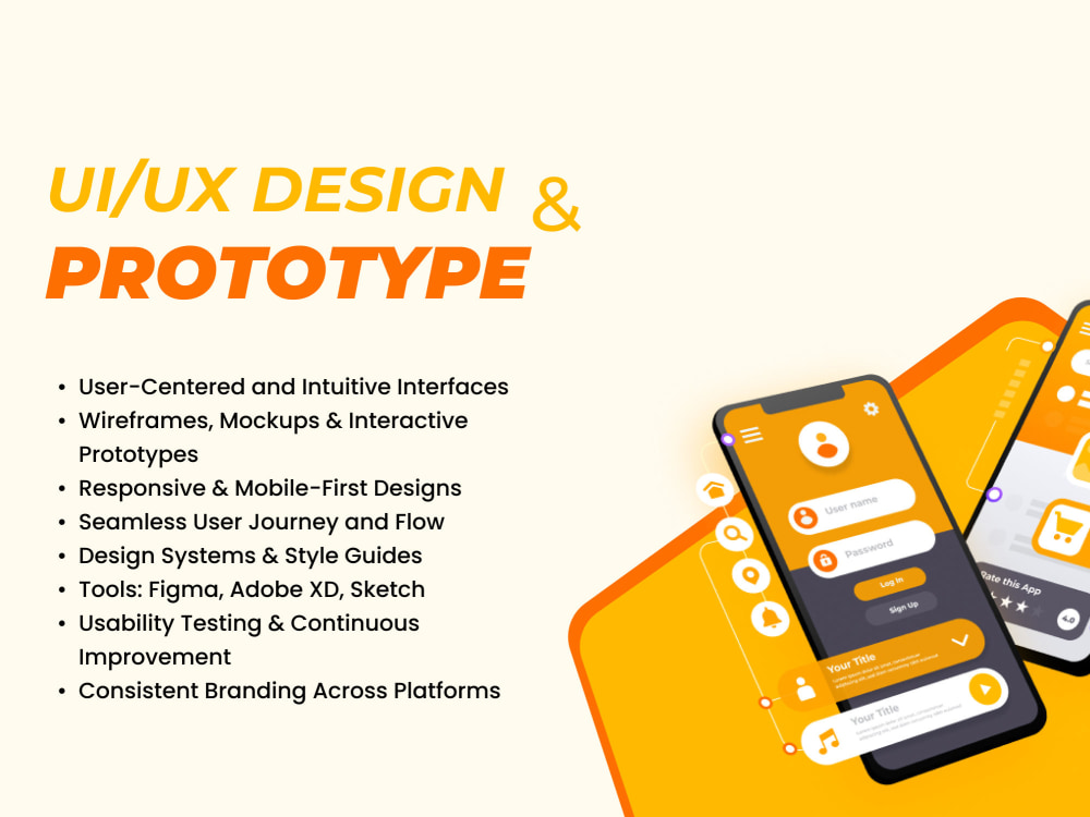 Modern UI/UX Design with Interactive Prototypes for Web & Mobile Apps ...