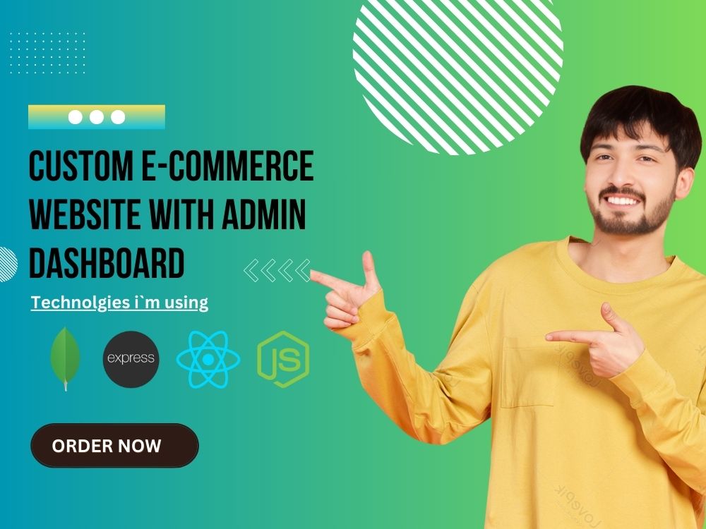 Custom E-commerce Website with Admin Dashboard | Upwork