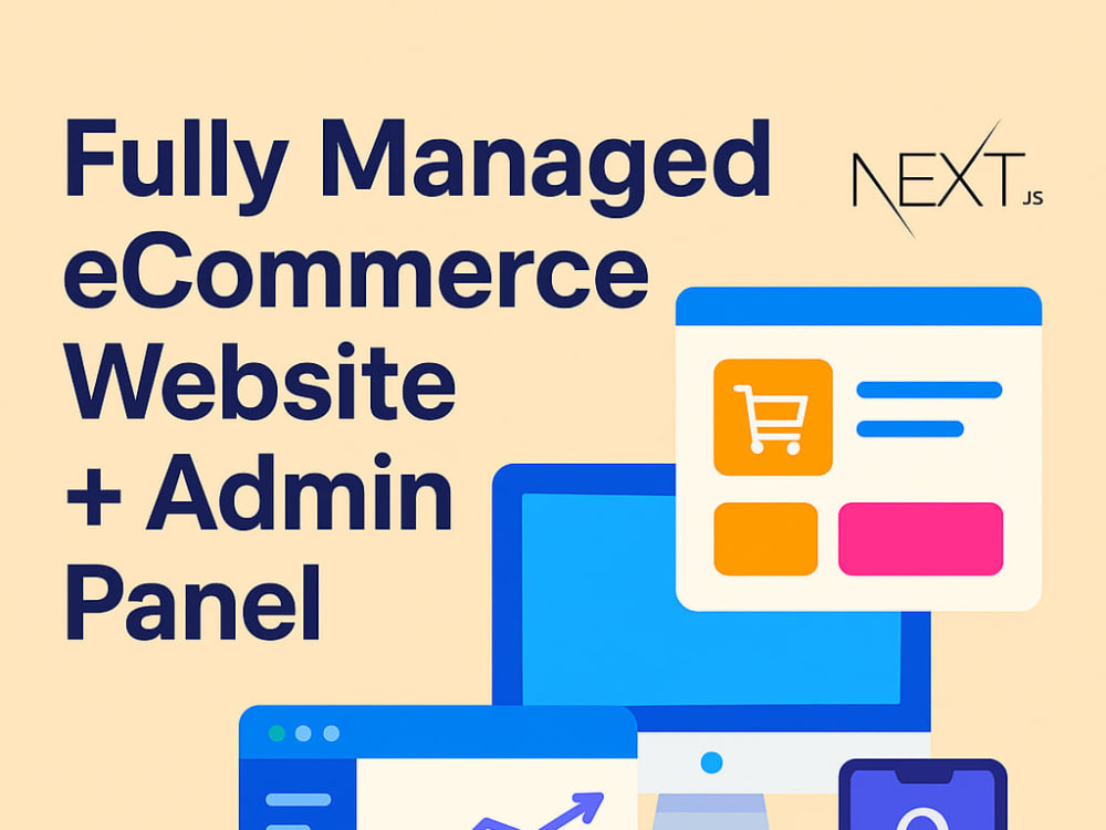 A Fully managed eCommerce website using next.js with custom admin panel ...