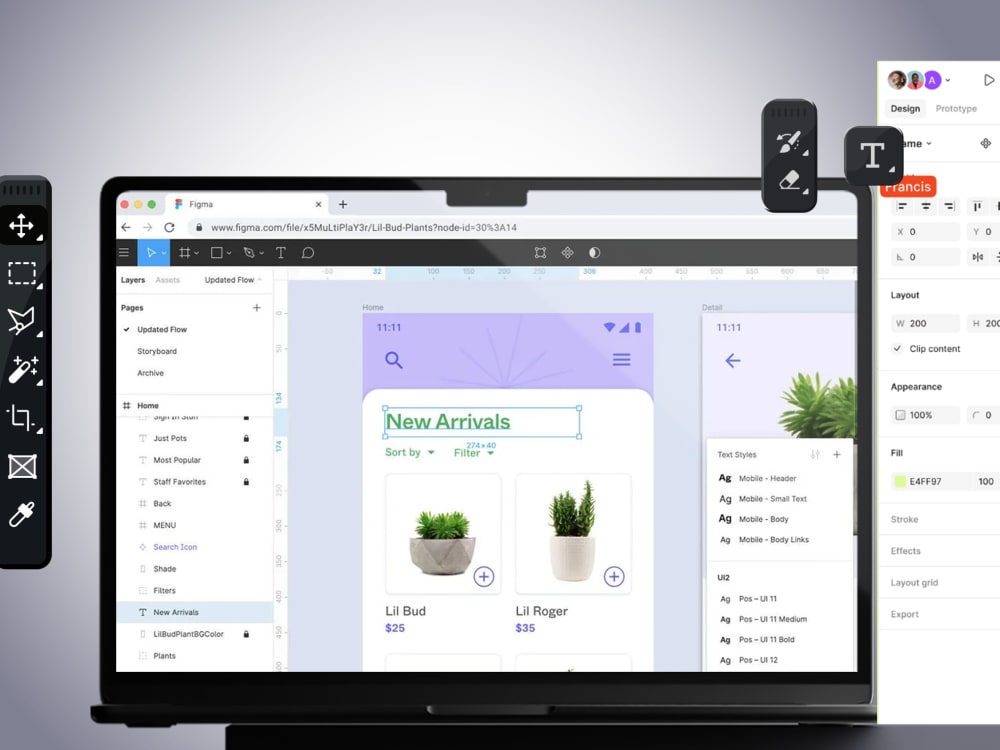 Modern UI/UX Design in Figma for SaaS, Web App, Dashboard or Landing Page | Upwork