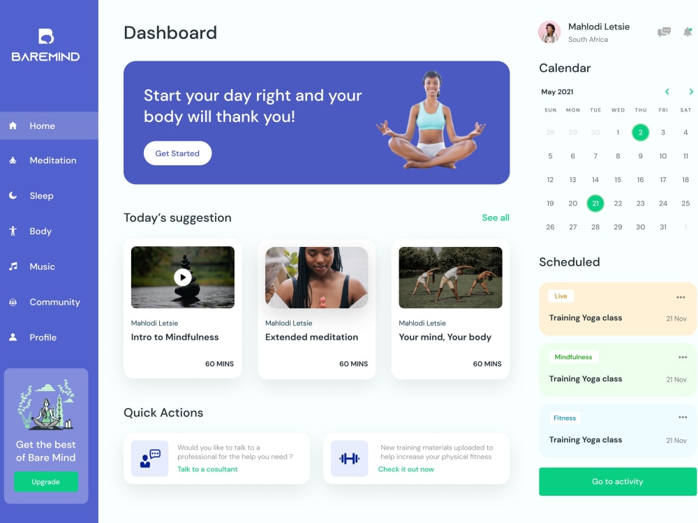 A SaaS Web App UI/UX Design | Upwork