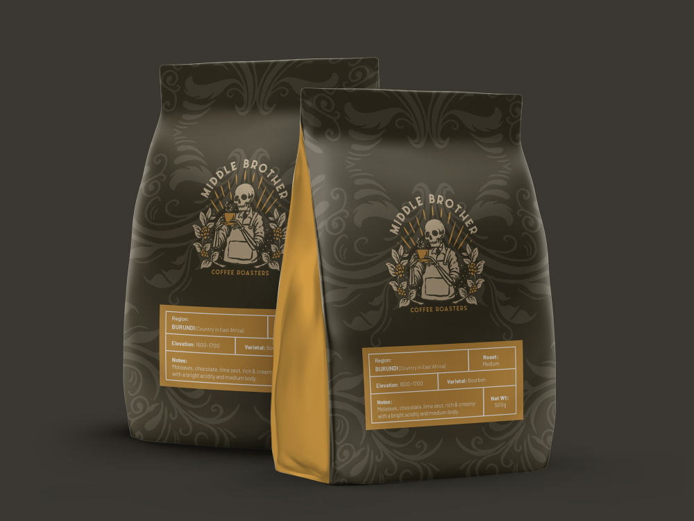 Create Minimal & Modern Coffee Packaging and Labels for Premium Brands ...