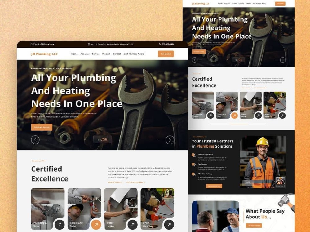 Responsive Landing Page Design | Website UI UX Design | Wireframes | Figma | Upwork