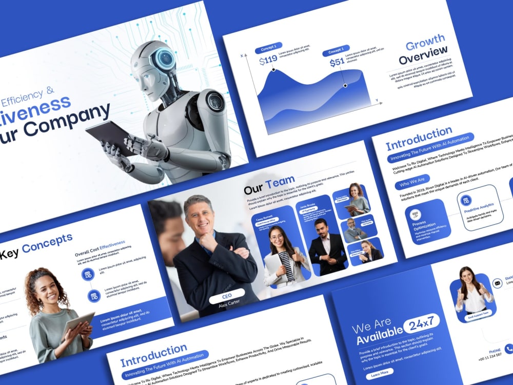 Modern presentation, powerpoint template | Upwork