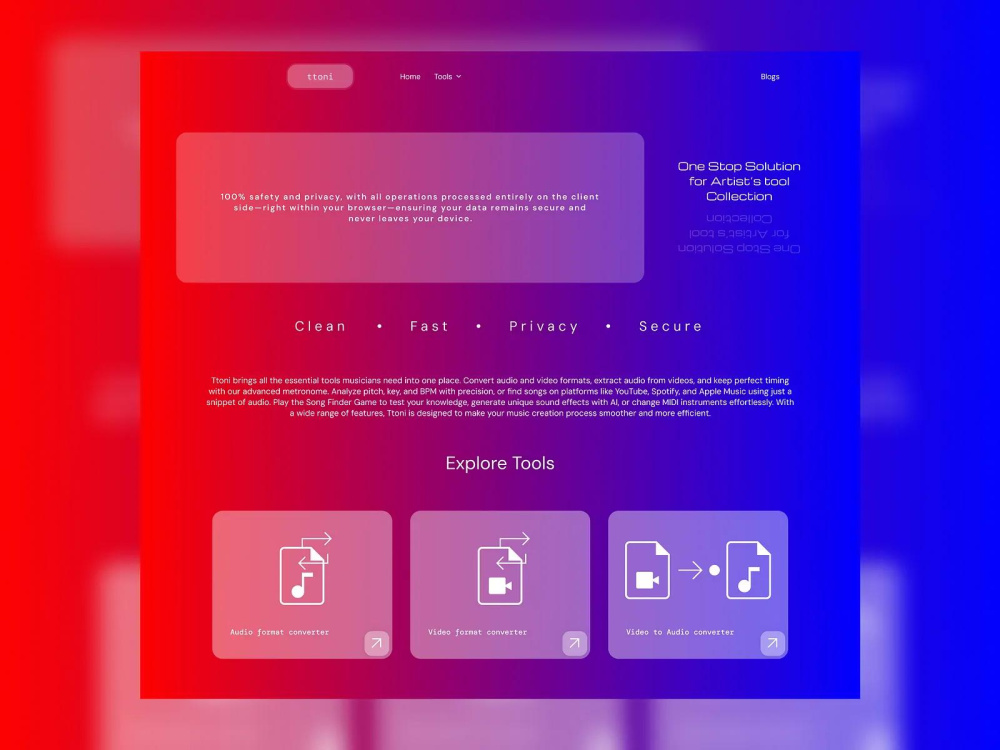 Music website, landing page and app ui ux design | Upwork