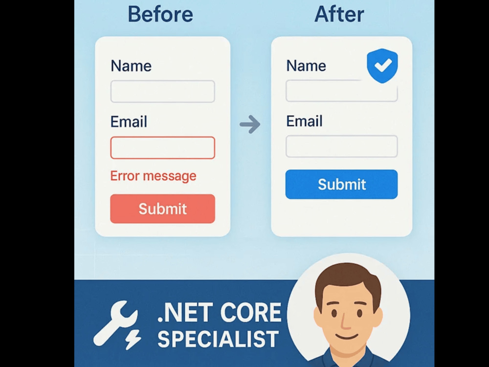 ASP.NET Core / MVC Application Bugs fixing and dubugging | Upwork
