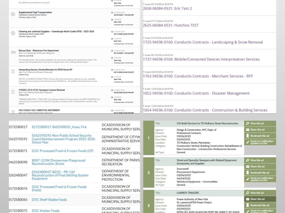 Weekly Bid Sourcing & Curate High‑Value Government Opportunities | Upwork