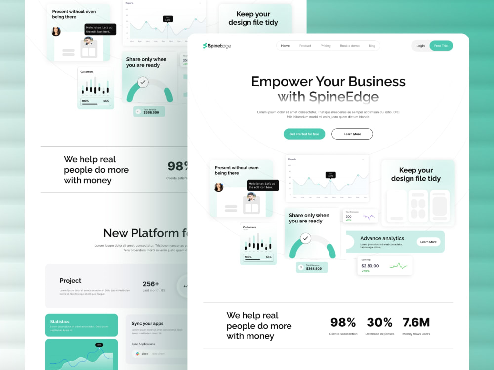 Professional Website UI UX design in Figma | Mockup | Upwork