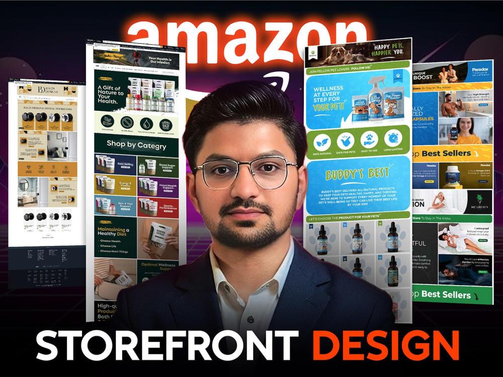 A Visually Stunning Amazon Storefront Design | Upwork