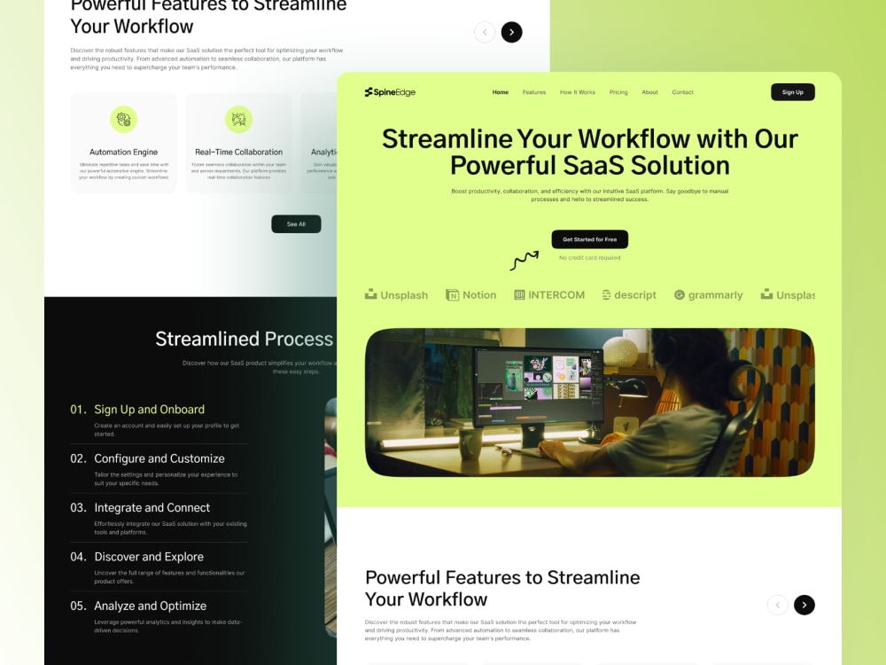 High Converting Landing Page UI UX design in Figma | Upwork