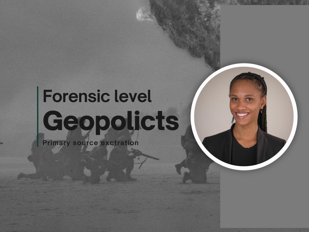 A in-depth research project in Geopolitics and other topics | Upwork