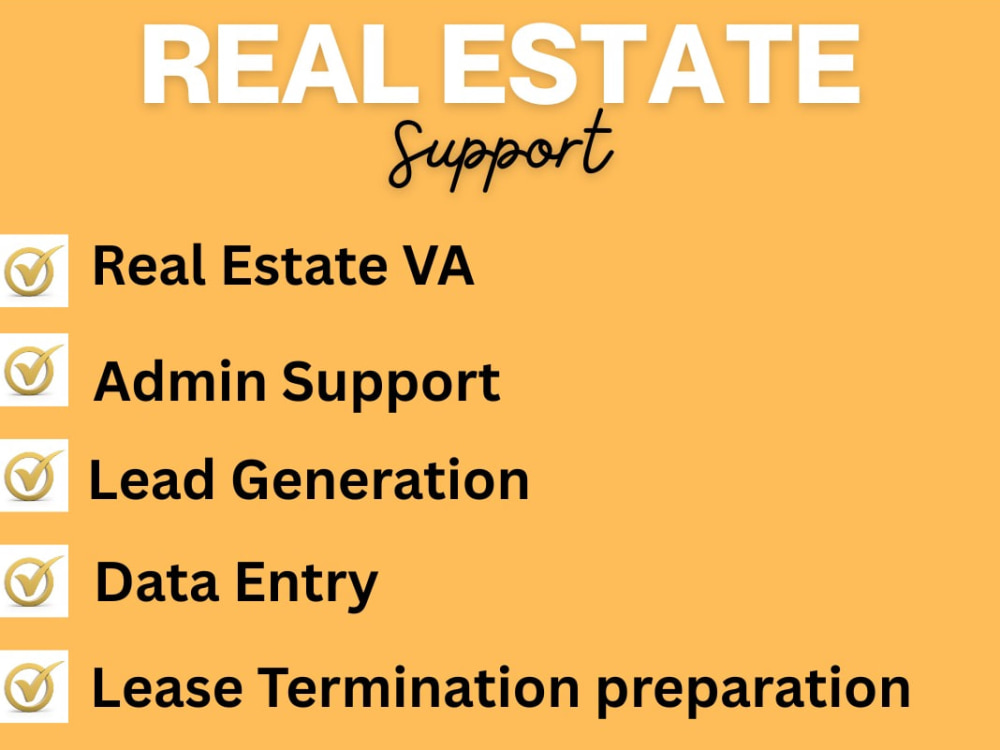 A reliable Real Estate Virtual Assistant to handle admin and paper work ...