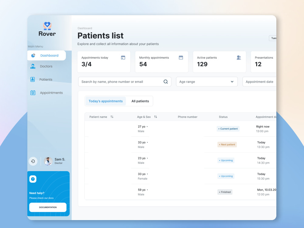 A Custom Dashboard UI/UX Design | Upwork