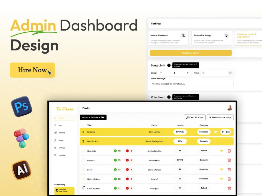 A stunning web app, admin panel, dashboard & portal | Upwork