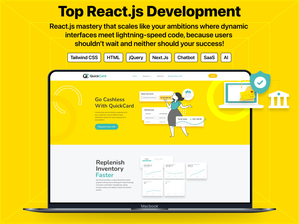 React JS -React Developer -Next JS -Frontend Developer | Tailwind CSS | MUI | Upwork