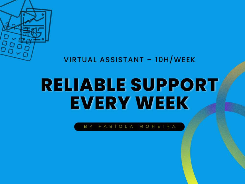 Virtual Assistant for 10 hours a week 💼 | Upwork