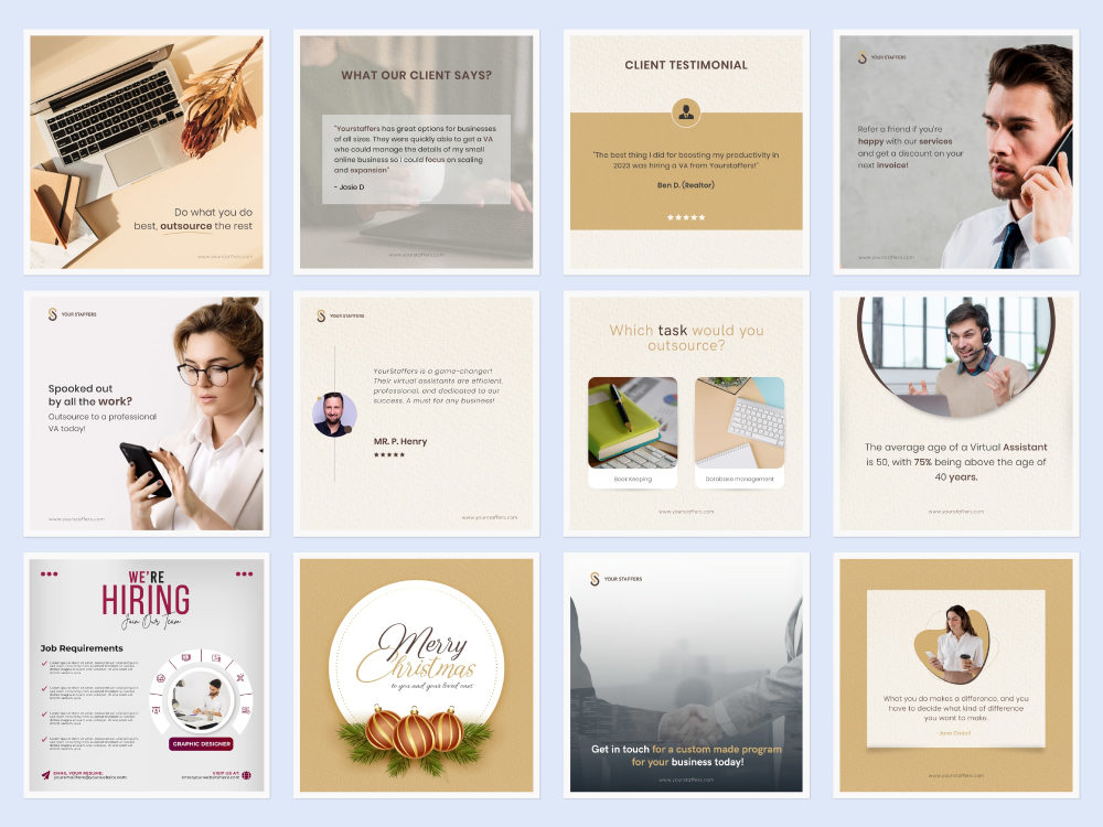 30 Unique Social Media Posts Designs for Your Brand | Upwork