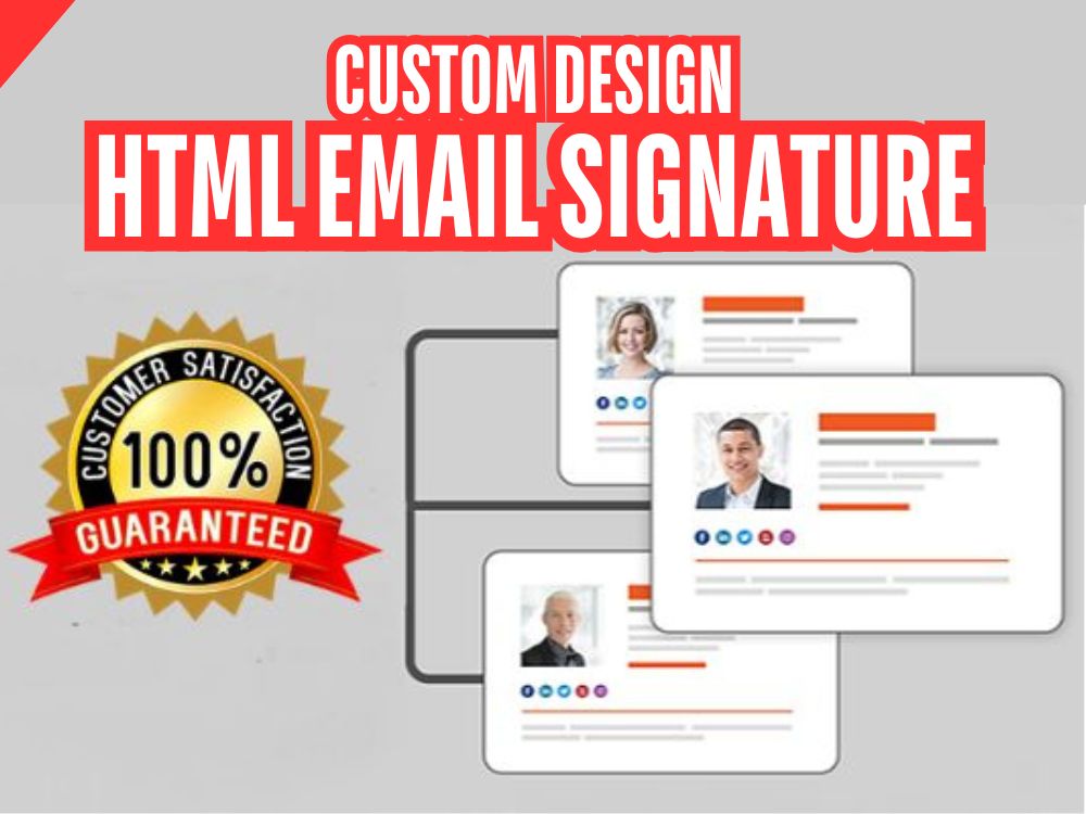 Responsive Email Signature Design with Html, CSS | Upwork