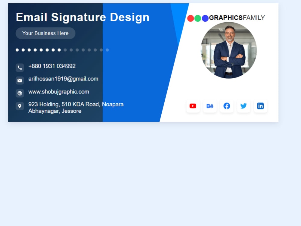 Responsive Email Signature Design with Html, CSS | Upwork