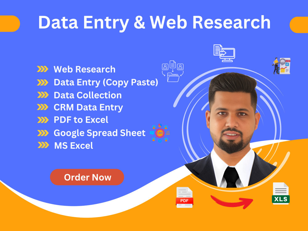 All Types of Data Entry & Web Research Services With 100% Accuracy | Upwork