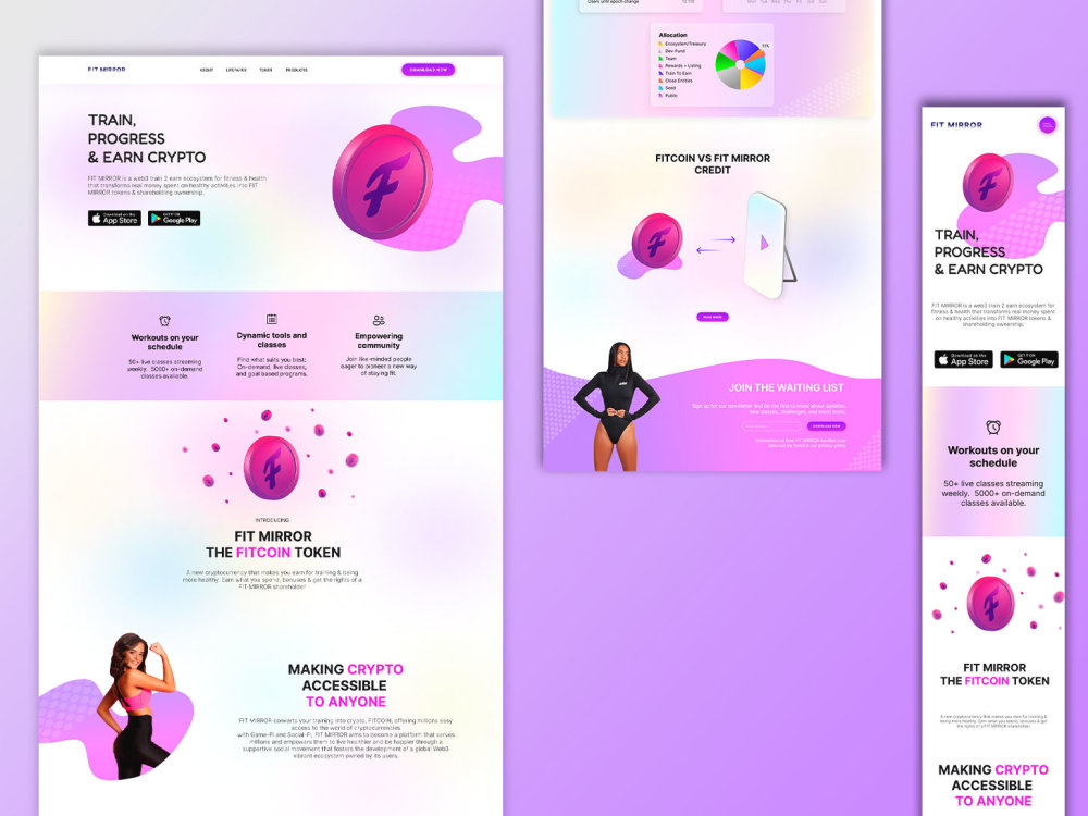 Modern & Responsive Landing Page using React / Next.js | Upwork