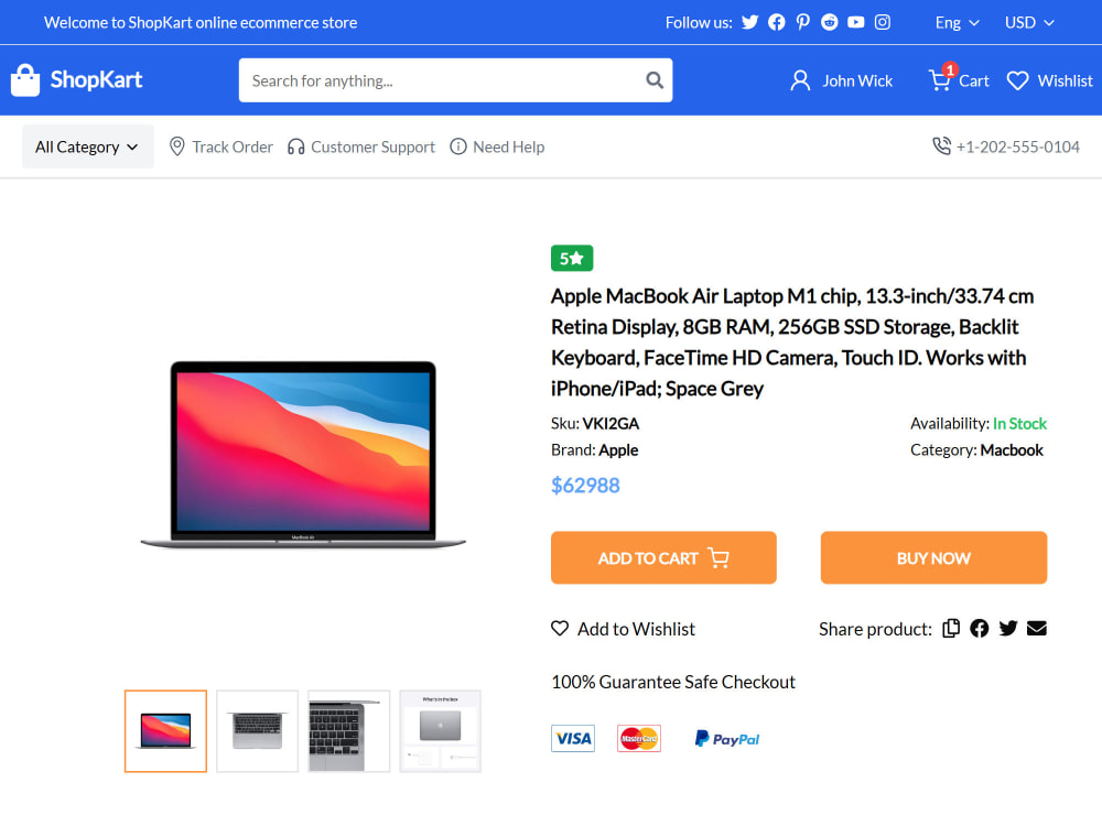 A fully functional ecommerce website | Upwork