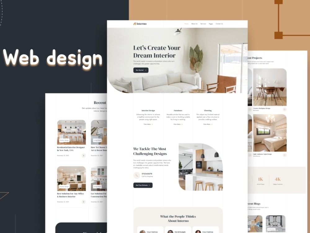 Website design using Next.js | Upwork