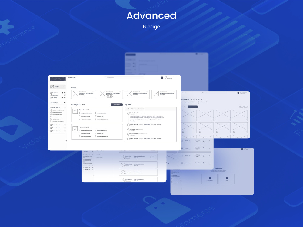 Custom Mid-Fidelity Wireframe | UX Design for Web Application in Figma | Upwork