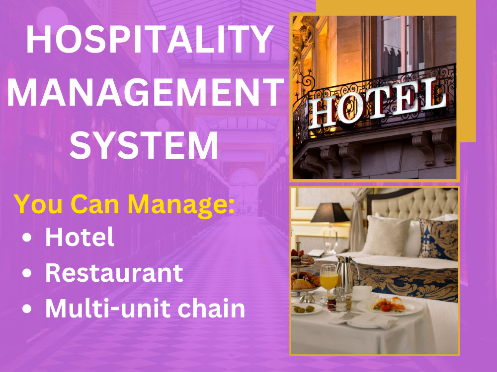 A Complete Hospitality Management System | hotel management web app ...