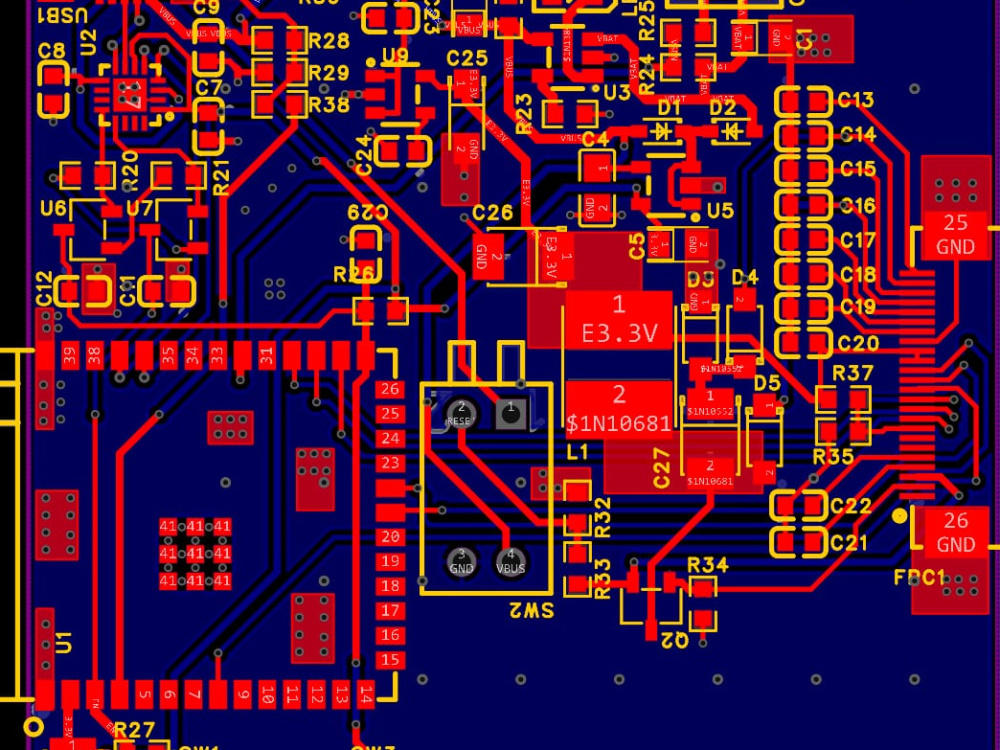 PCB Design on Altium Designer, Eagle, Easyeda, AutoCAD, Kicad software ...