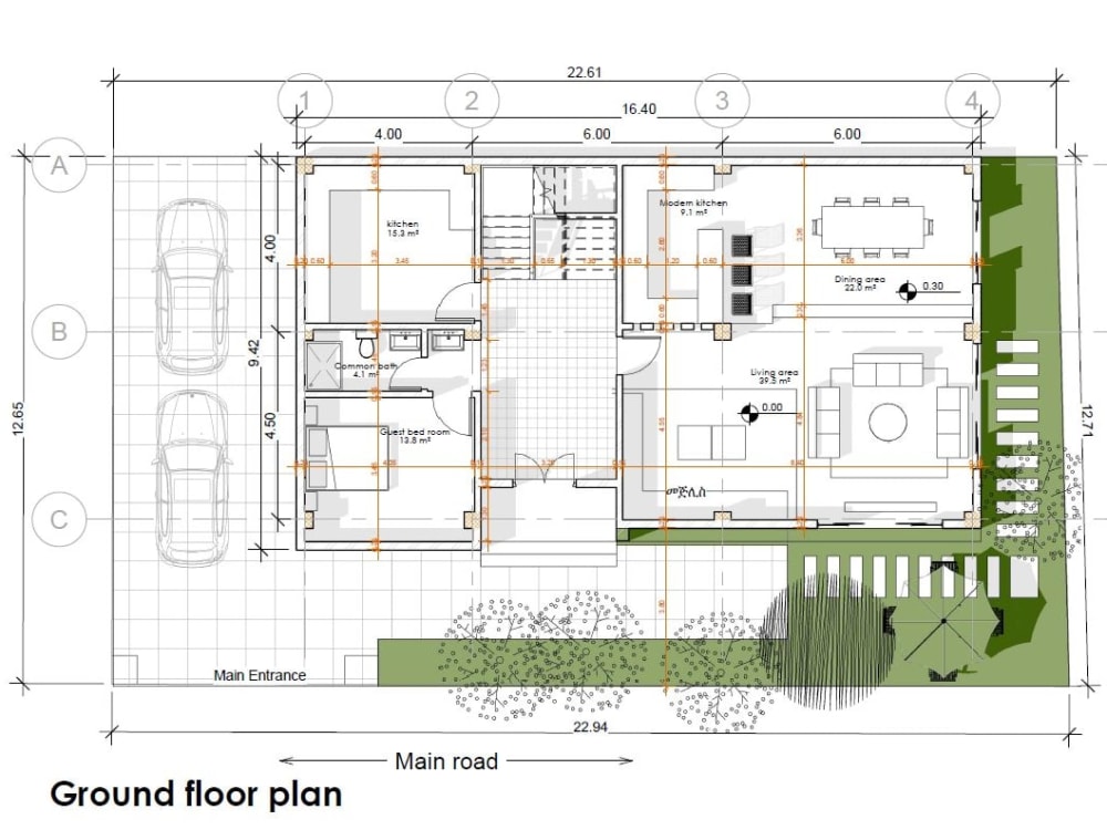 A fast floor plan in AutoCAD drawing from sketch pdf or image. | Upwork