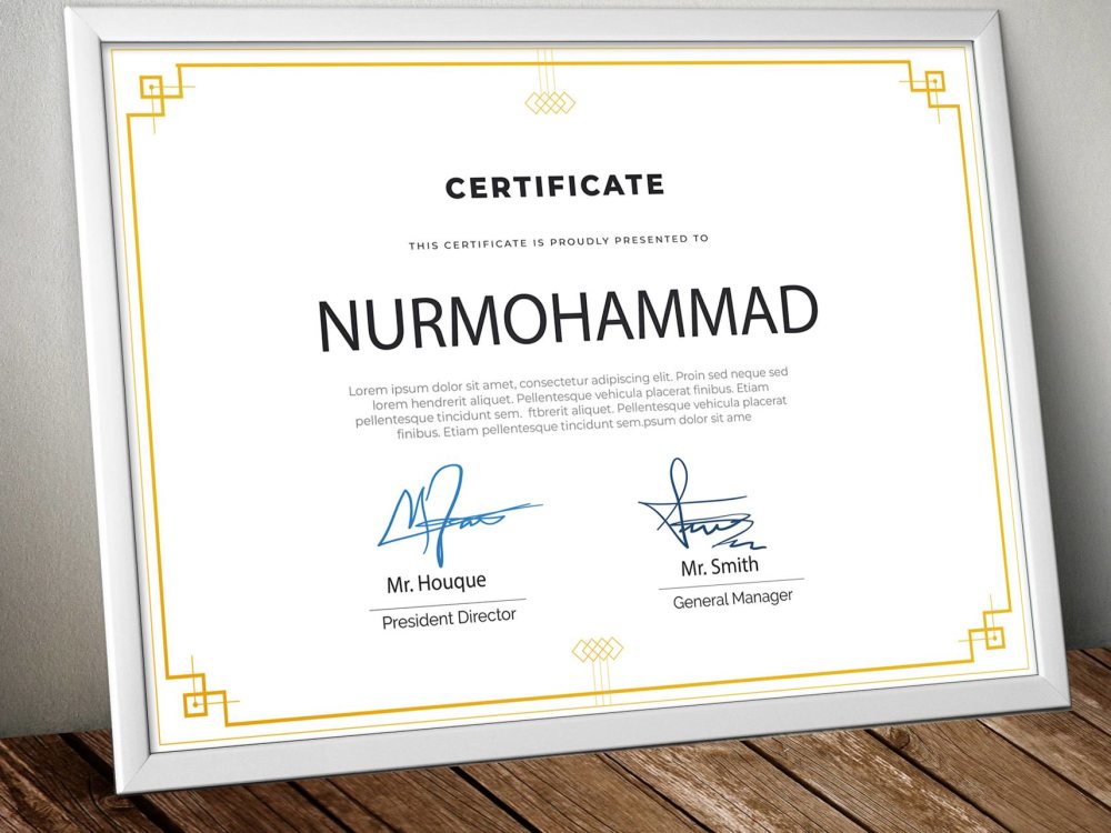 Creative Certificate design Template. | Upwork