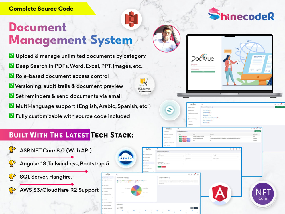 Document Management System | ASP.NET Core 8 & Angular 18 | Source Code ...