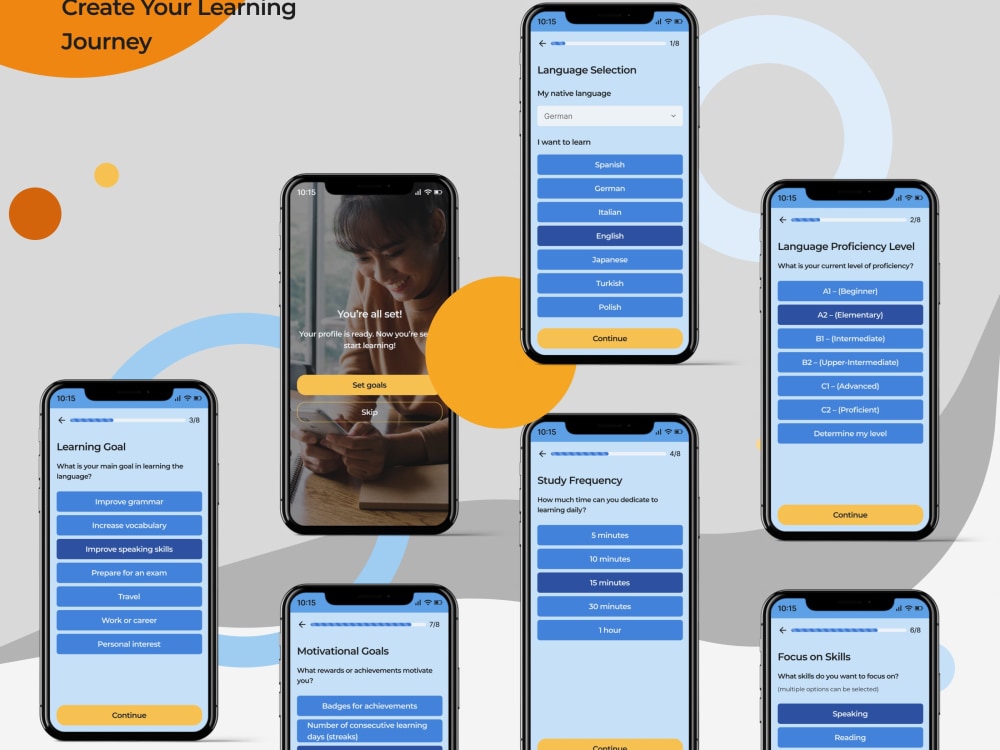 Creative and Intuitive Mobile App UI/UX Design for iOS and Android | Upwork