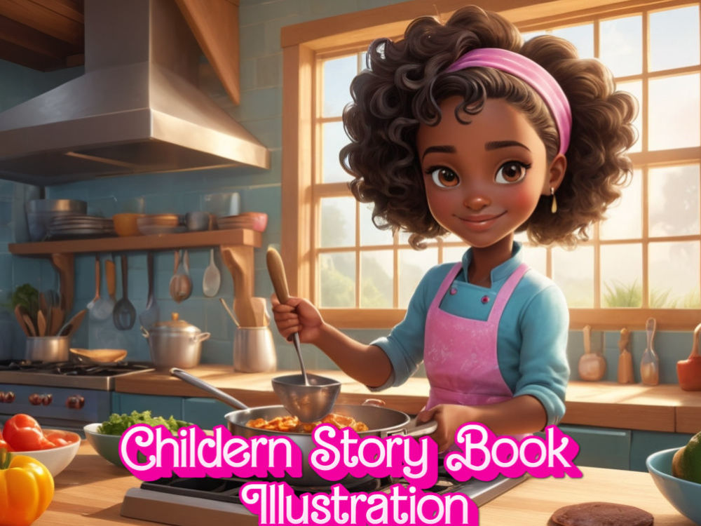 Children story book illustration and book cover design | Upwork