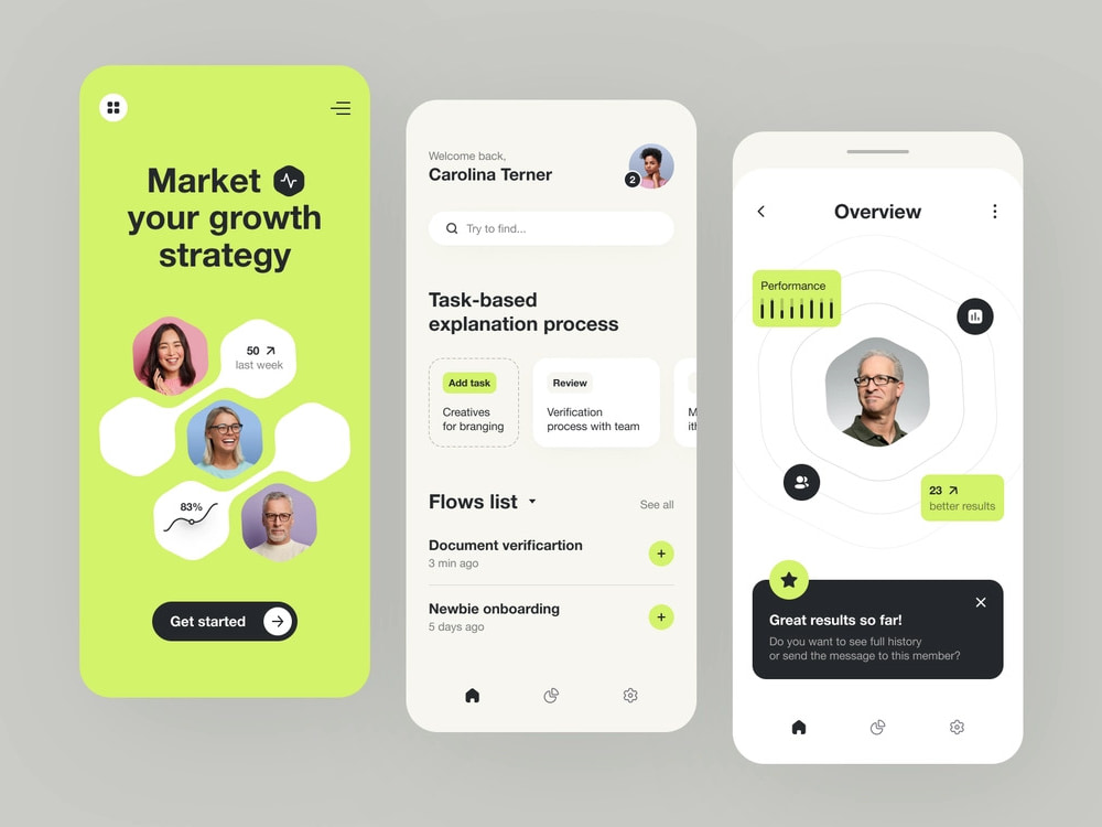 Clean and pixel perfect mobile app design for ios and android apps in ...