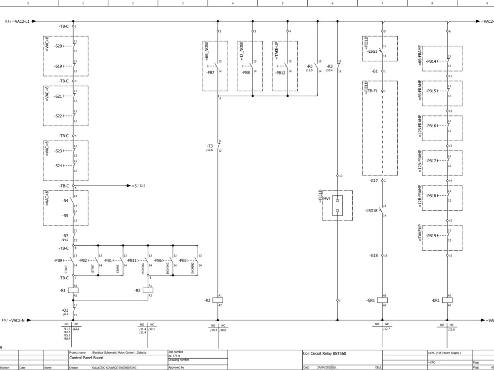 Design and draw electrical schematic, wiring, panel layout autocad ...