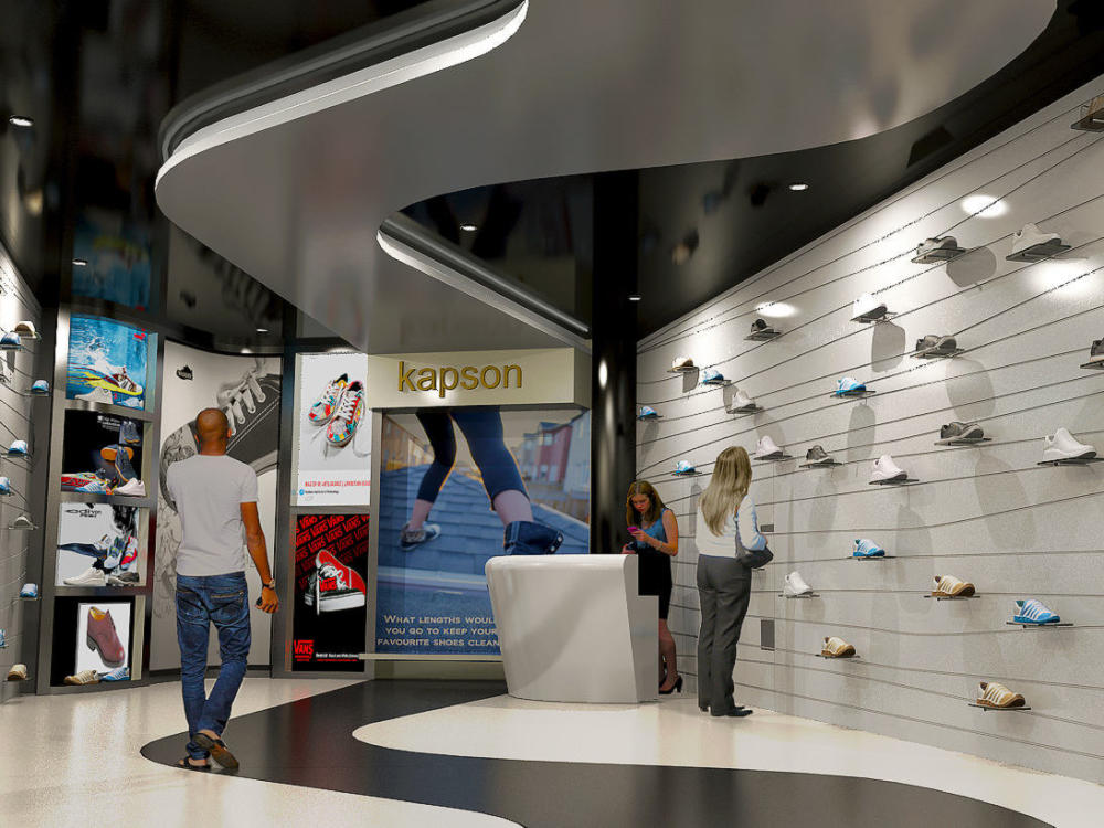 Retail Store Designer, Retail store Design, 3D Retail Store Rendering ...