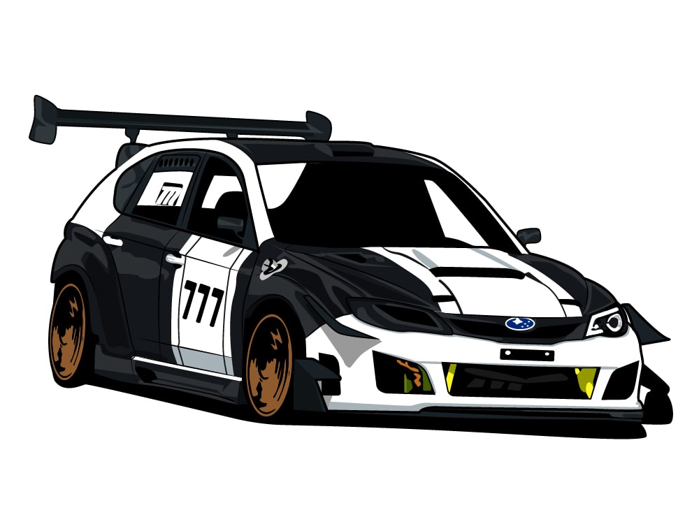 Custom vector car Illustrations- Scalable Art work | Upwork