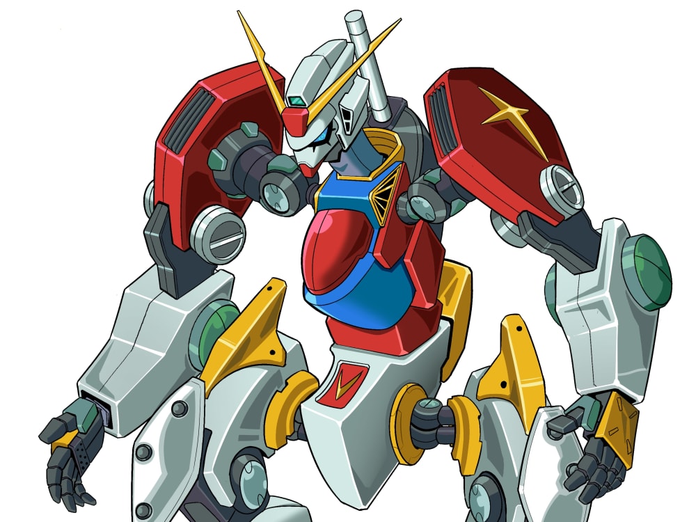 An anime mecha robot suit character concept | Upwork