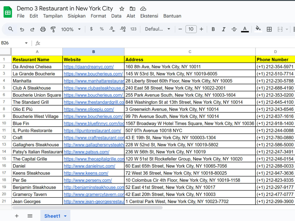 Data Entry Project by dummy project for learn | Upwork