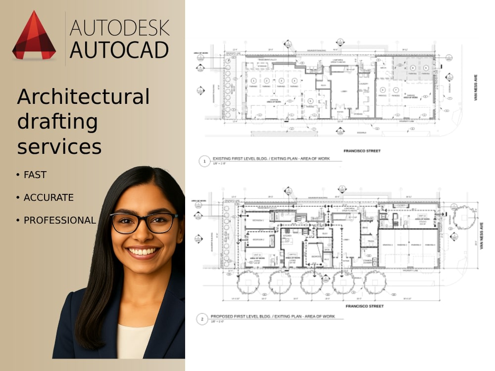 Accurate 2D AutoCAD drawings from Sketch or Concept | Upwork