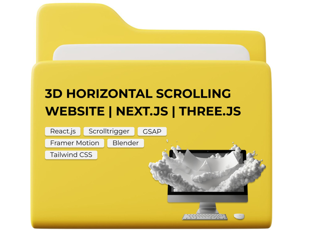 Custom 3D Horizontal Scrolling Website using GSAP, Framer Motion, Three ...