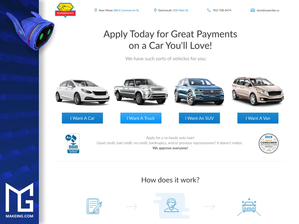 A Custom-Designed Conversion-Driven Landing Page Figma layout + UI Kit | Upwork