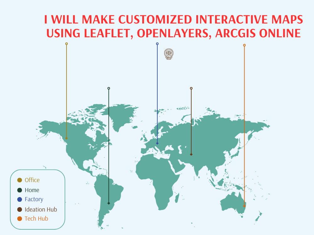 Interactive gis maps using leaflet, openlayers and arcgis online | Upwork
