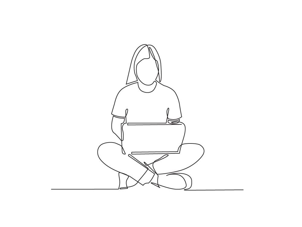 Draw continuous line art animated | Upwork