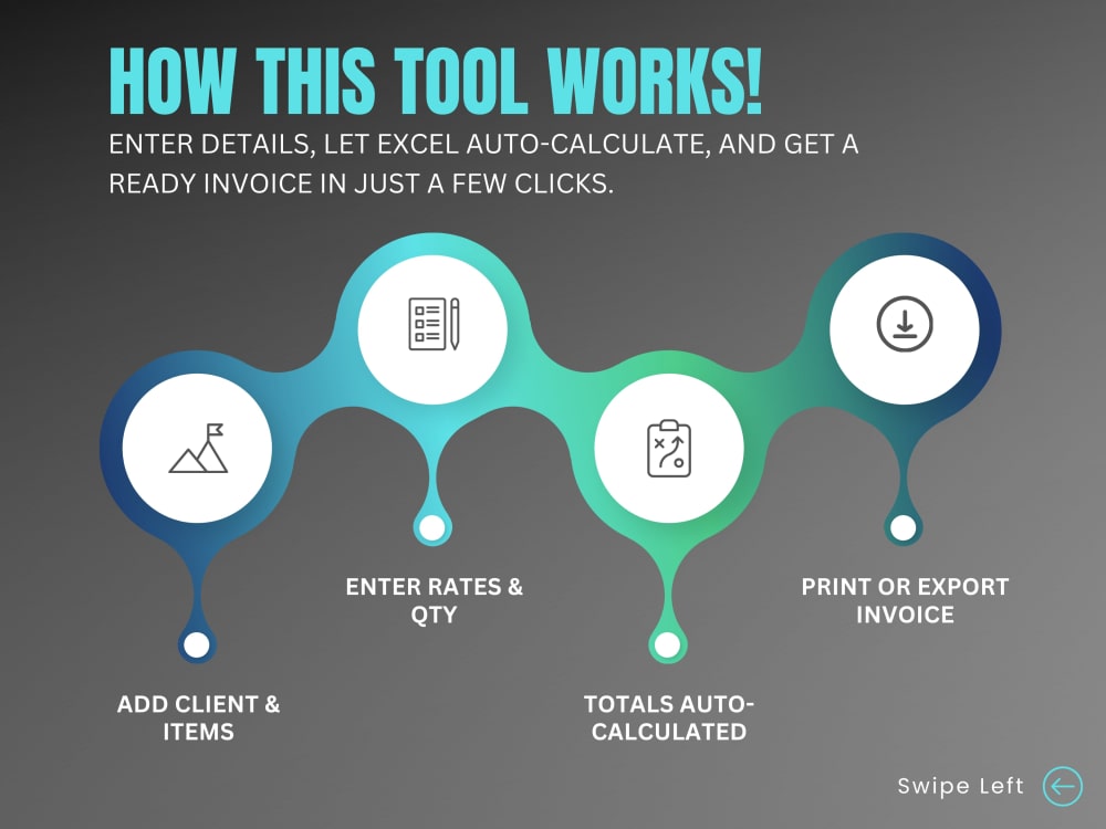 Invoice Generator with Automatic Calculations | Excel Billing Template | Upwork