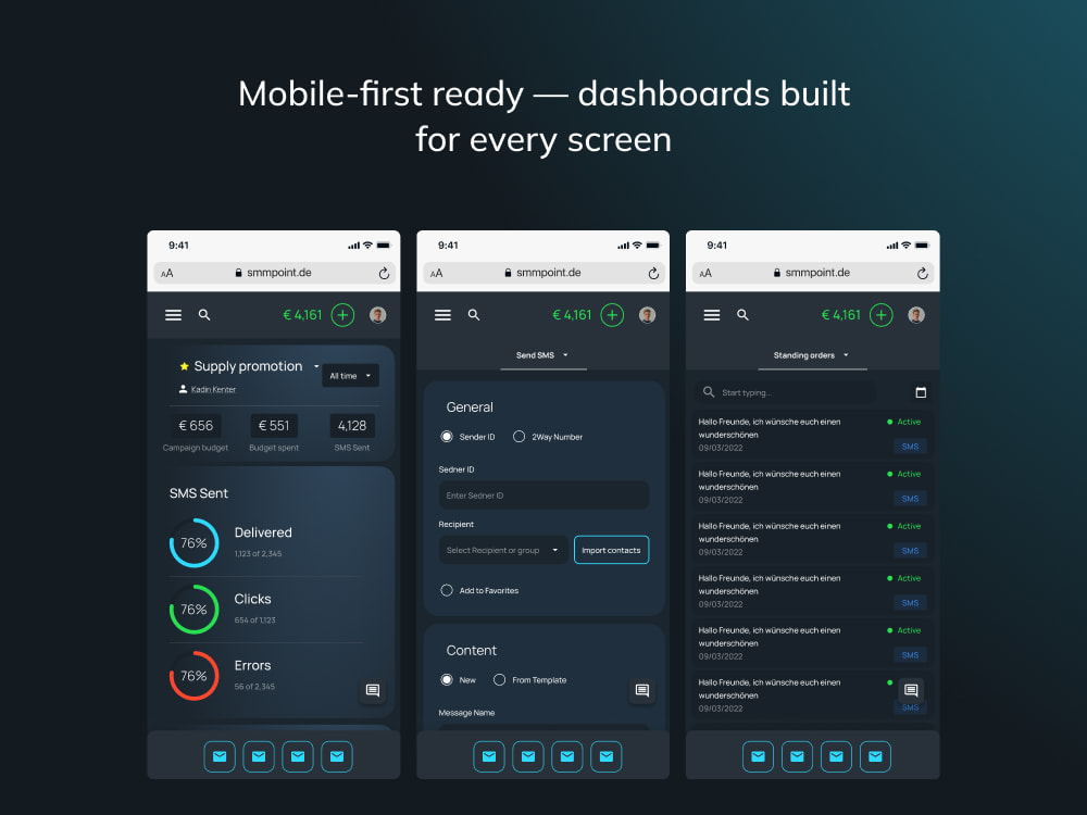 Clean and functional dashboard UI design for SaaS & admin systems | Upwork